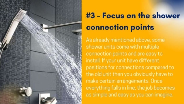 6 Simple Steps to Replace an Electric Shower DIY | PPTX