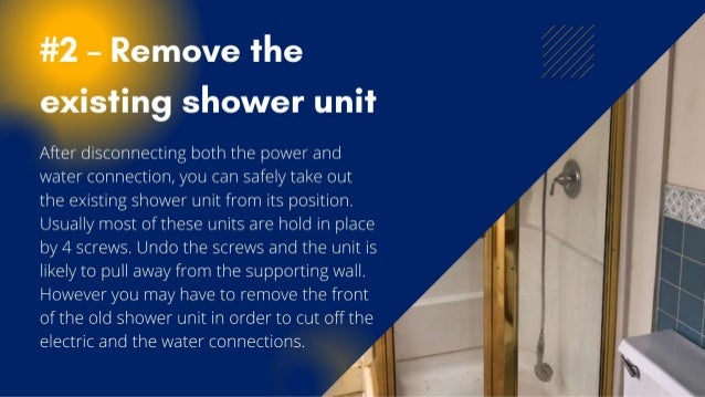 6 Simple Steps to Replace an Electric Shower DIY | PPTX