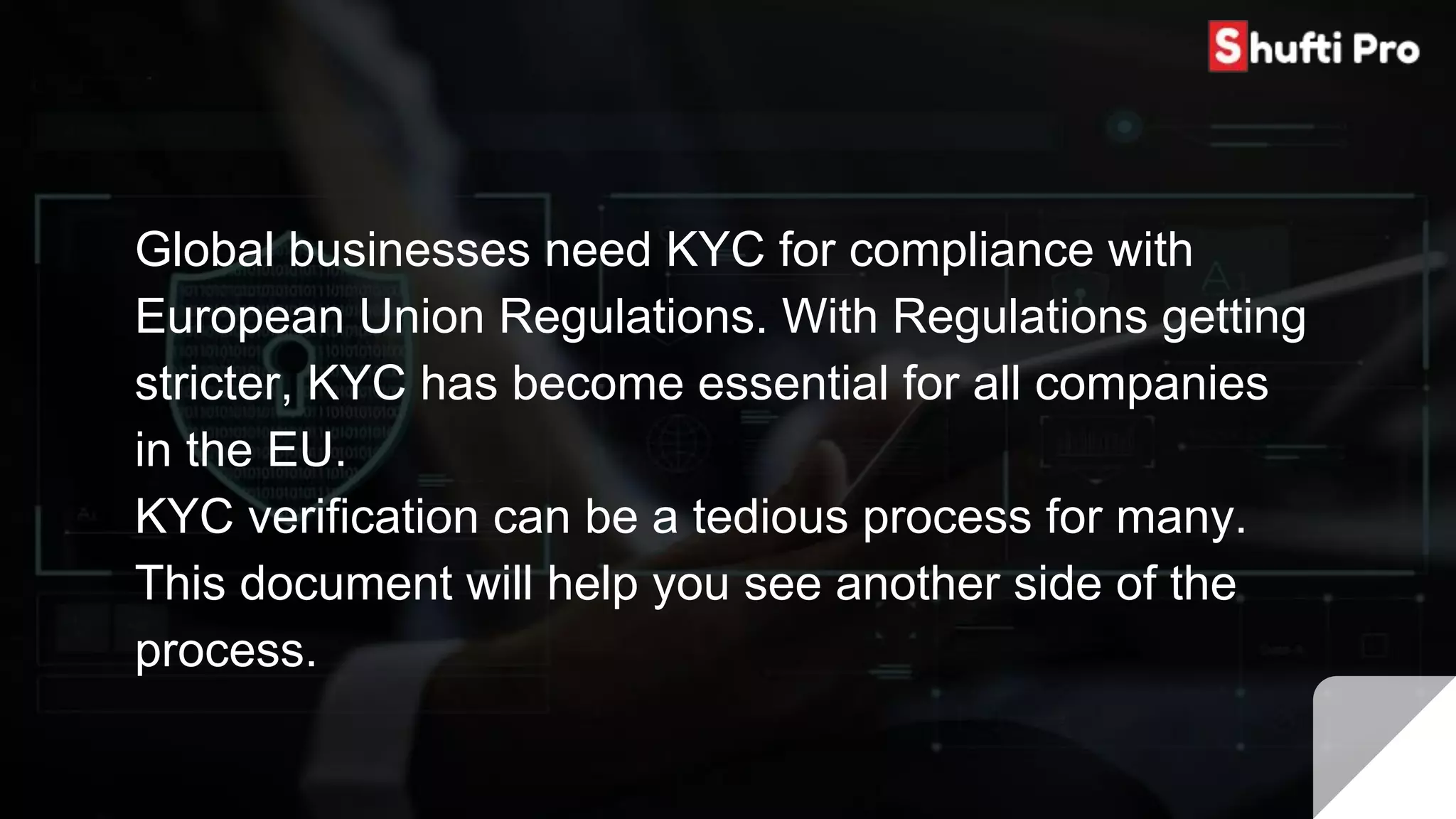 6 simple things to remember about kyc verification | PPT