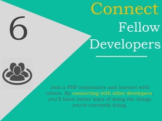 6 simple tips to become a better PHP developer | PPTX