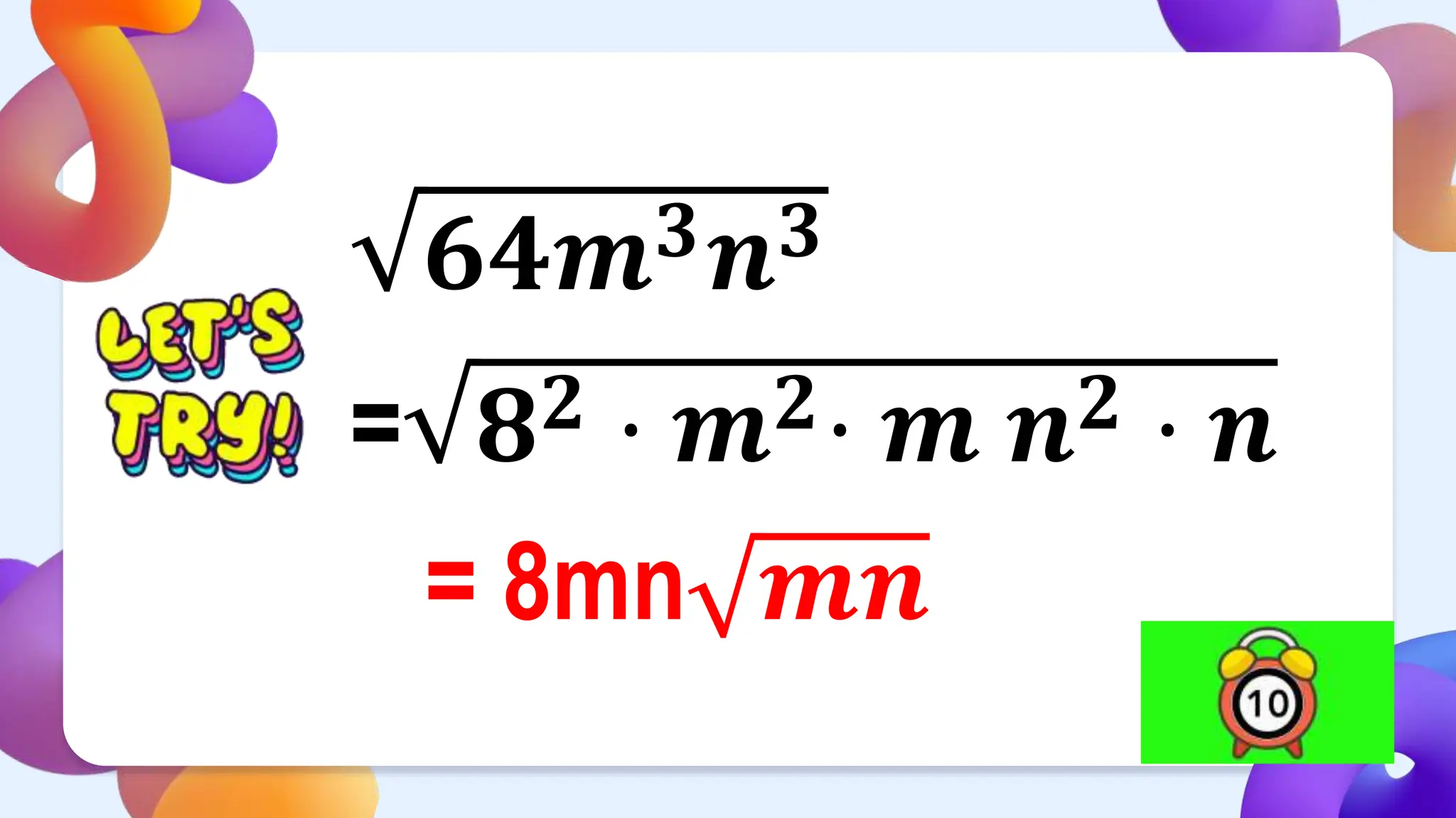 Grade 9 Lesson on SIMPLIFYING RADICALS.pptx