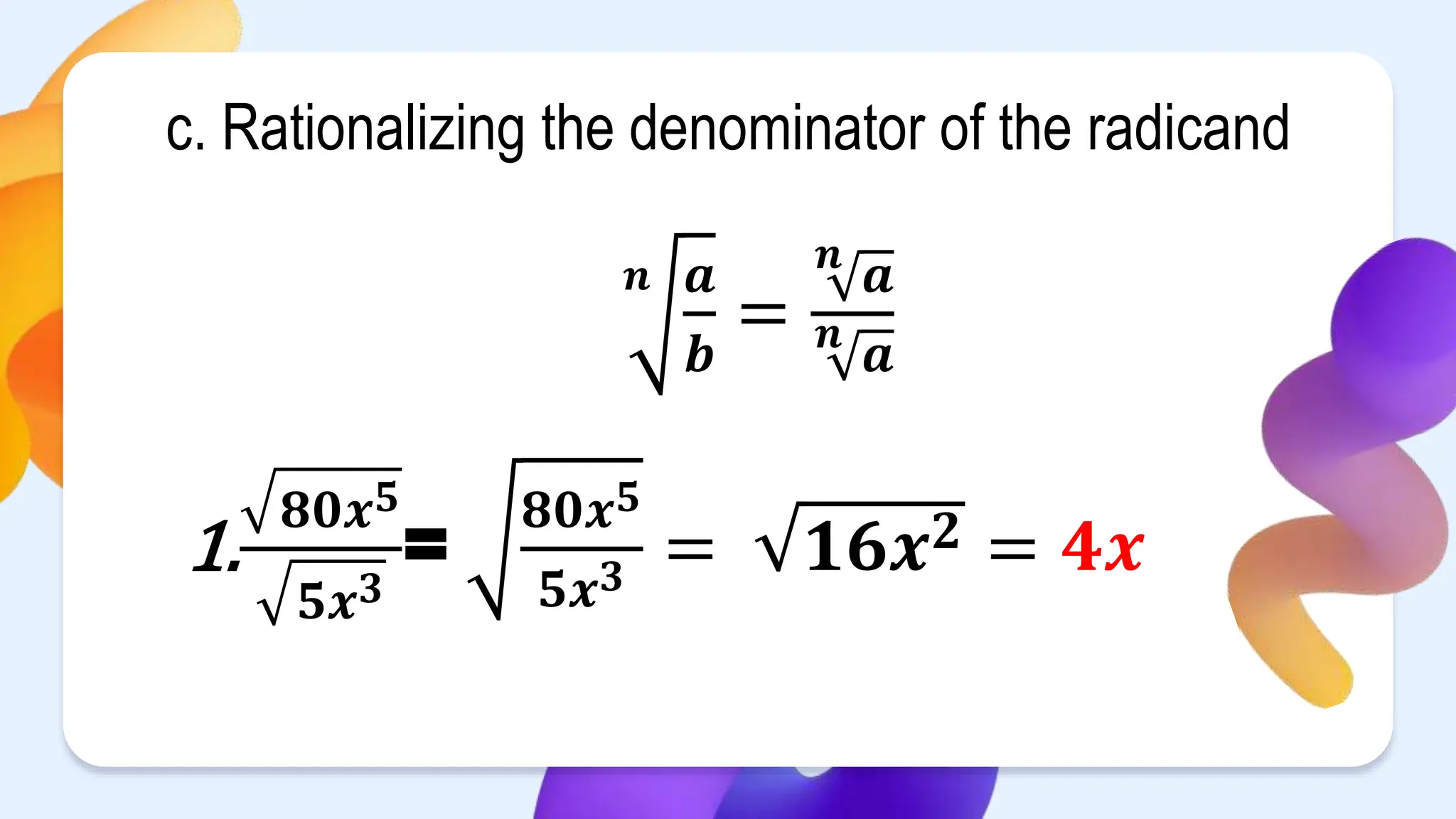 Grade 9 Lesson on SIMPLIFYING RADICALS.pptx