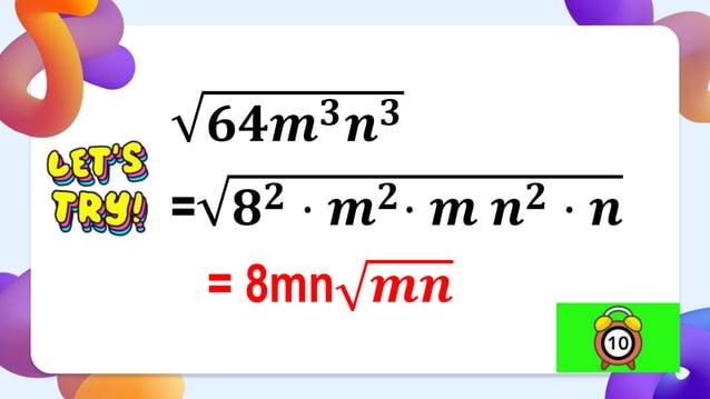 Grade 9 Lesson on SIMPLIFYING RADICALS.pptx