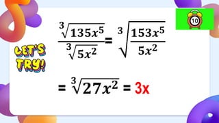 Grade 9 Lesson on SIMPLIFYING RADICALS.pptx