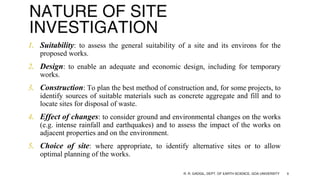 6 site investigation | PPT