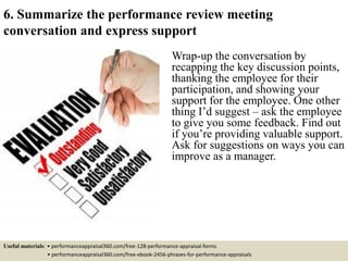 6 six steps to conduct performance appraisal meeting | PPT