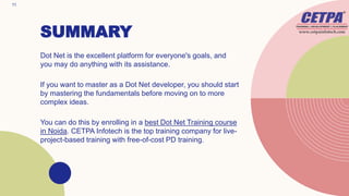 6 Skills Every Dot Net Developer Should Master | PPT