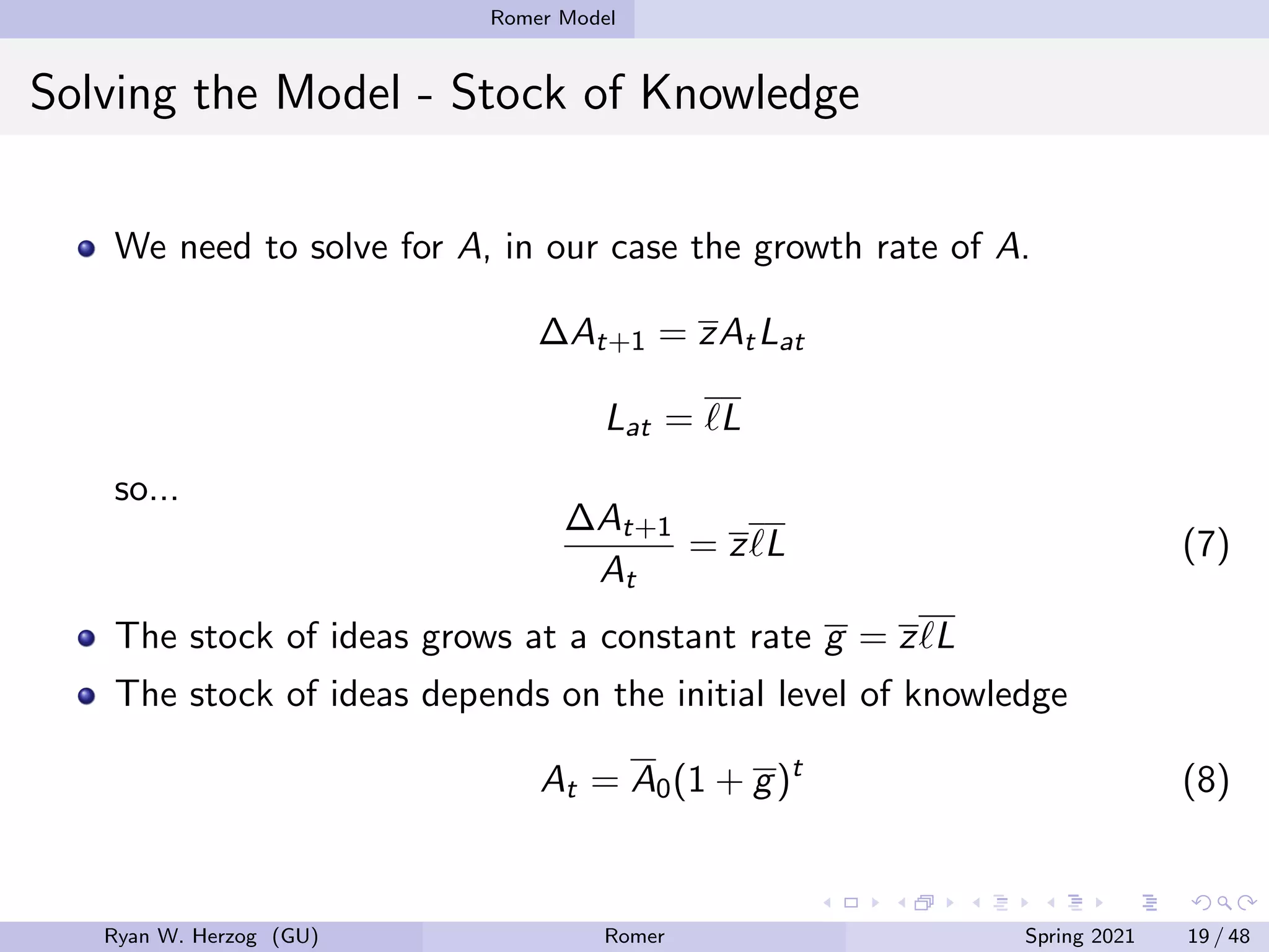 Chapter 6 - Romer Model | PDF