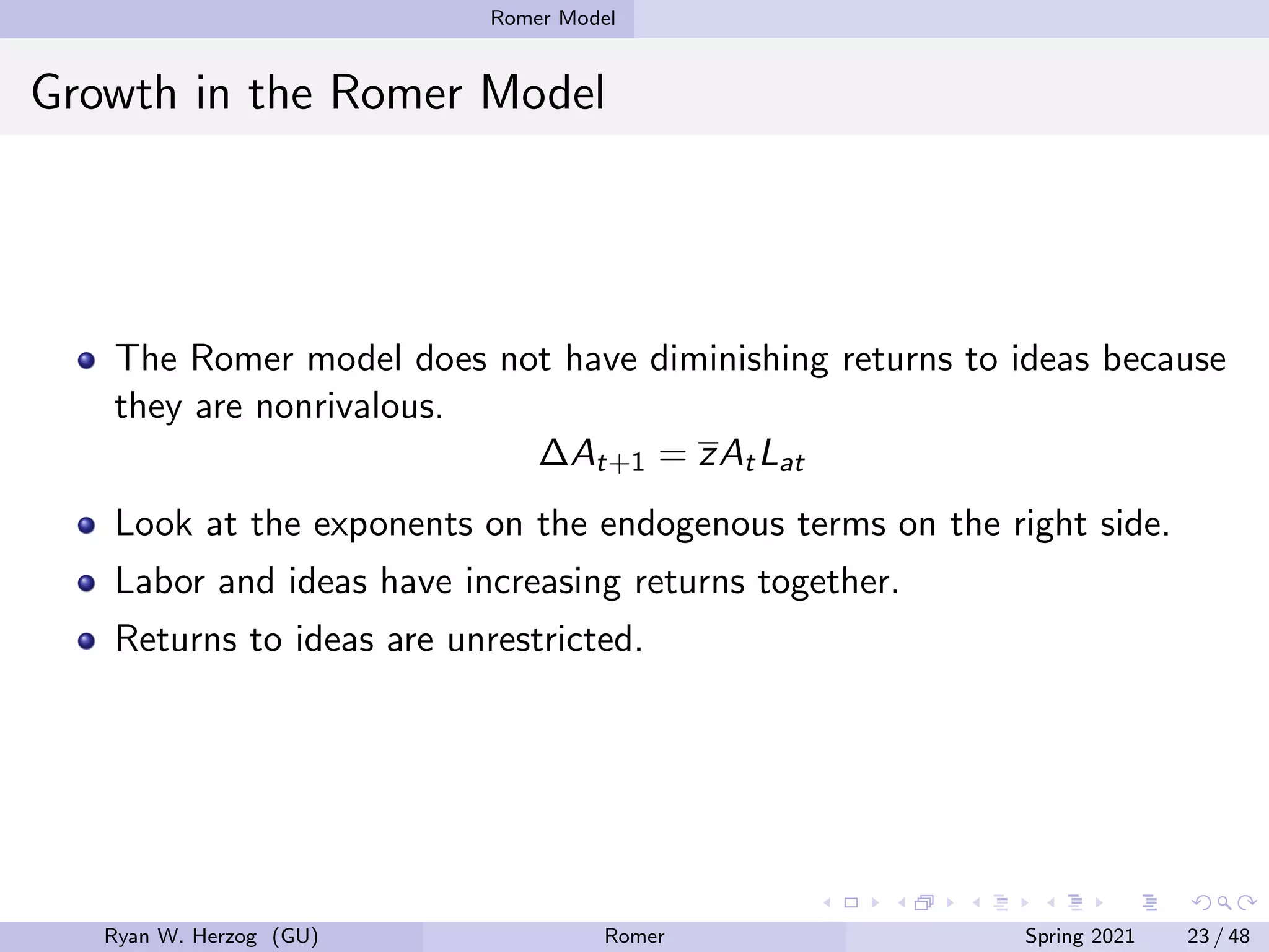 Chapter 6 - Romer Model | PDF