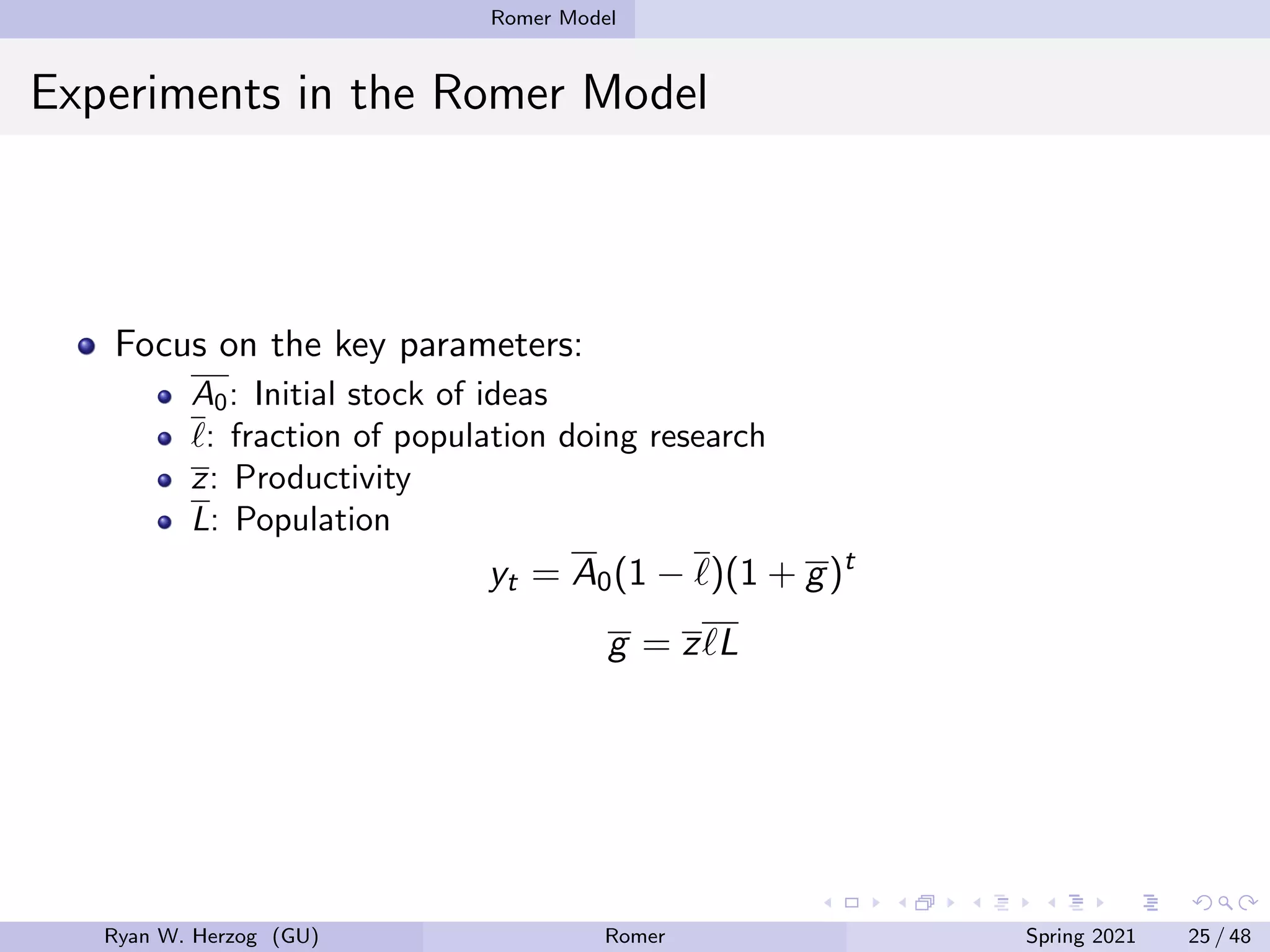 Chapter 6 - Romer Model | PDF