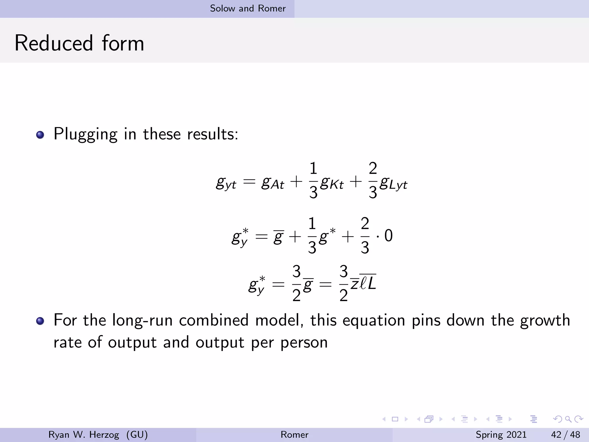 Chapter 6 - Romer Model | PDF