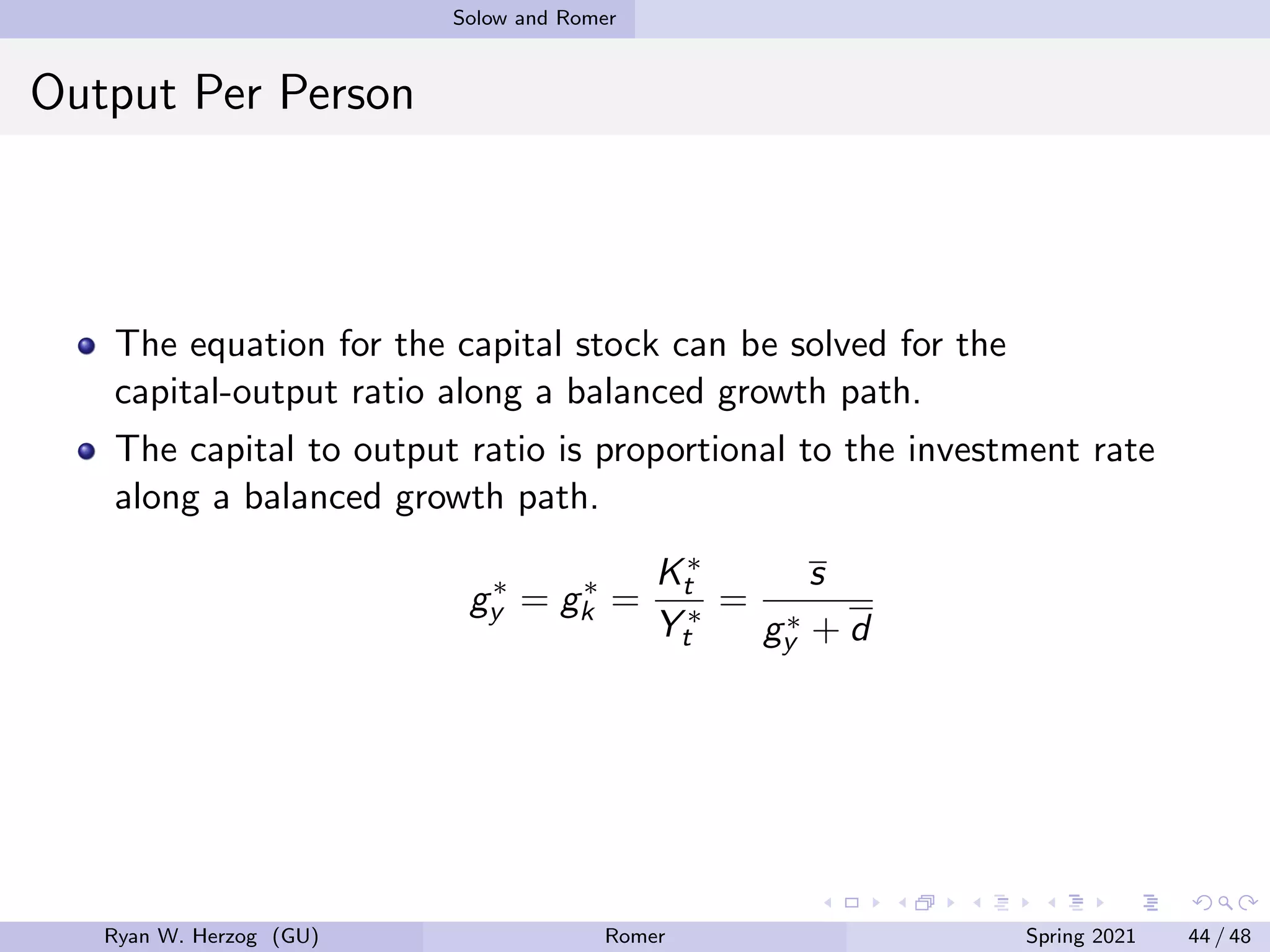 Chapter 6 - Romer Model | PDF