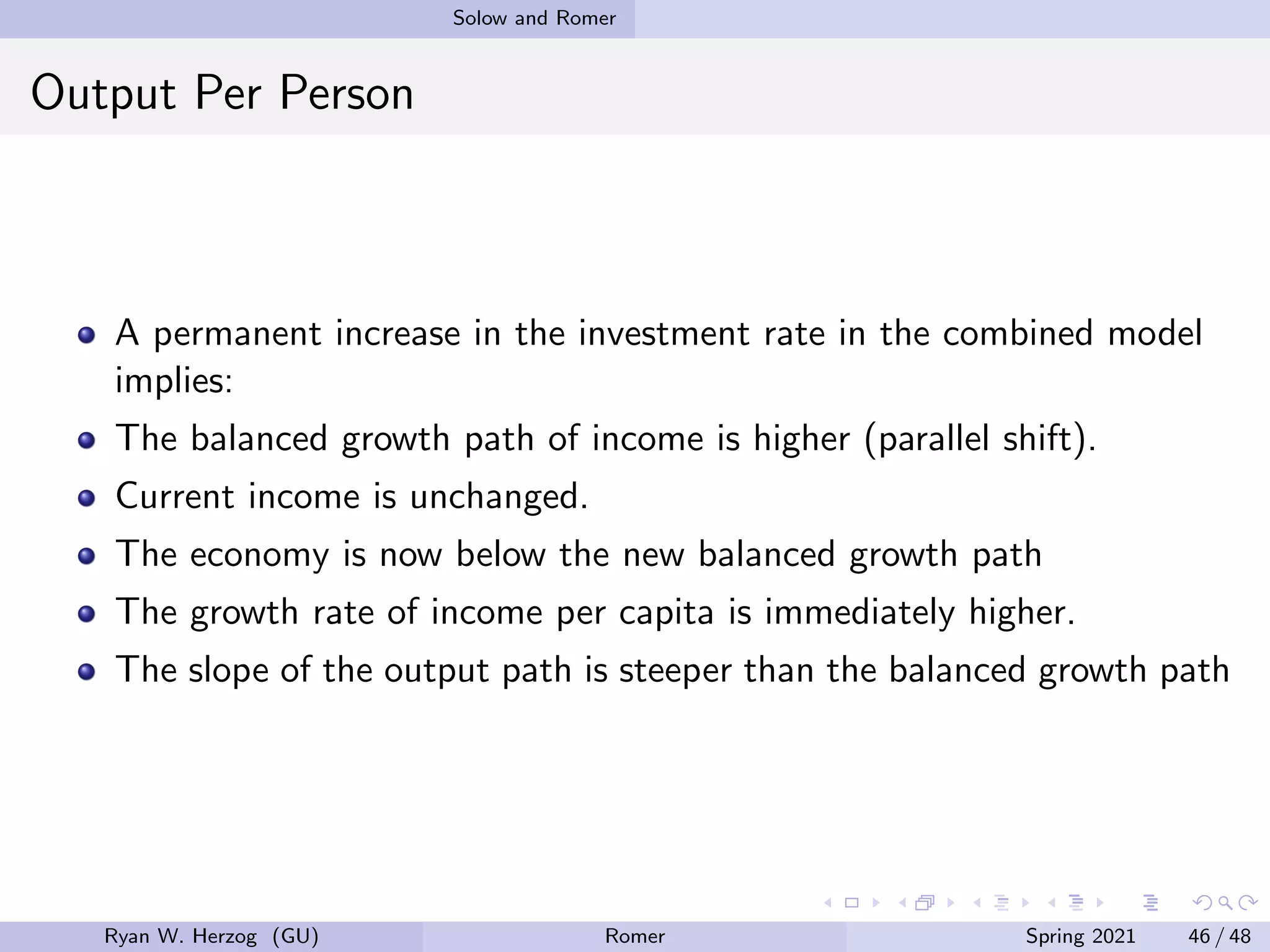 Chapter 6 - Romer Model | PDF