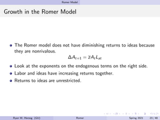 Chapter 6 - Romer Model | PDF