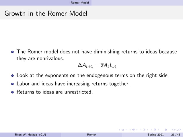Chapter 6 - Romer Model | PDF | Physics | Science