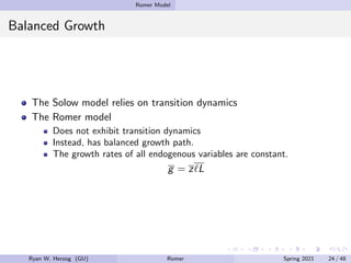 Chapter 6 - Romer Model | PDF