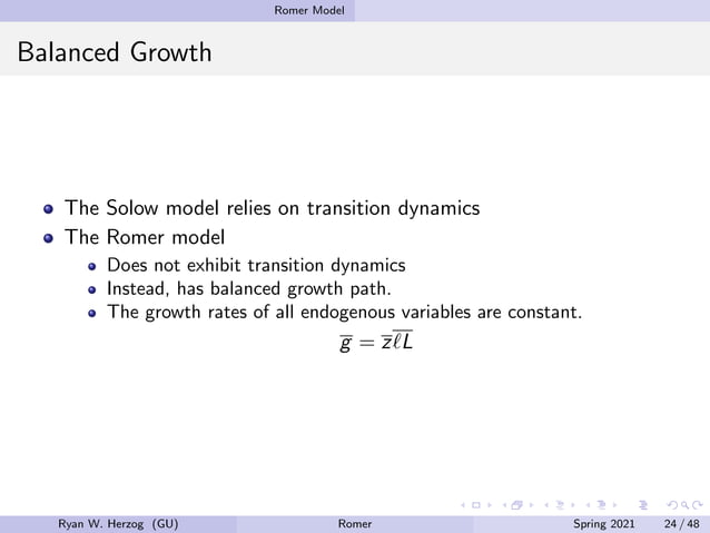 Chapter 6 - Romer Model | PDF | Physics | Science