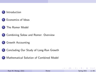 Chapter 6 - Romer Model | PPT