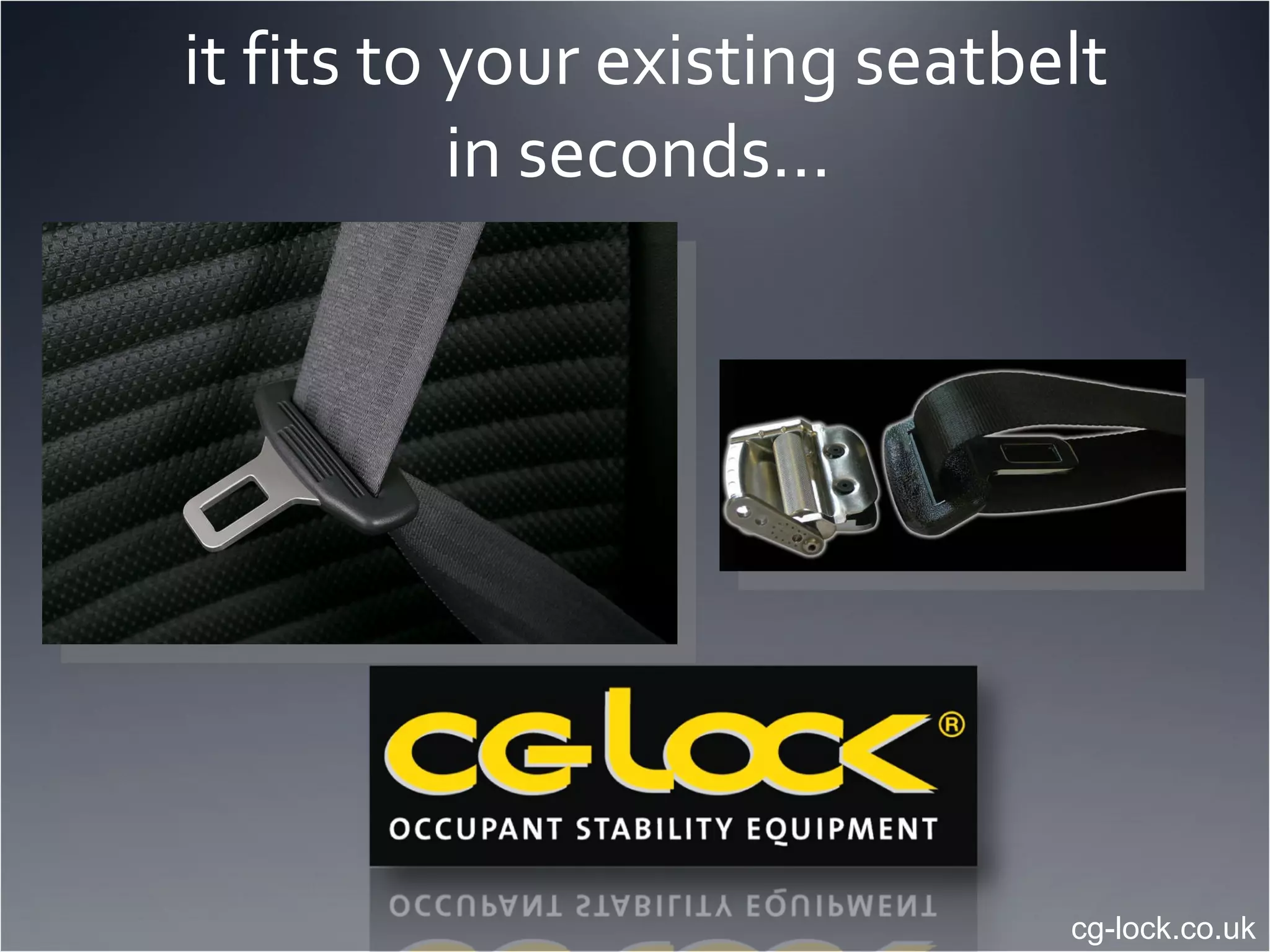 Improved Safety, Control & Comfort in 5 mins with the CG-Lock Device | PPT
