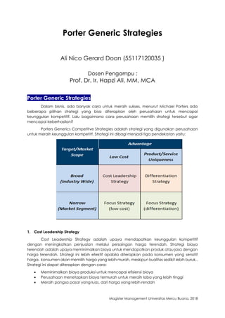 6, sm, ali nico gerard doan, porter generic strategies, universitas ...