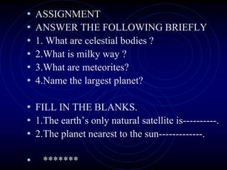 THE EARTH IN THE SOLAR SYSTEM, GRADE 6, CBSE | PDF