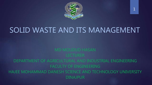 Solid waste-management | PPTX