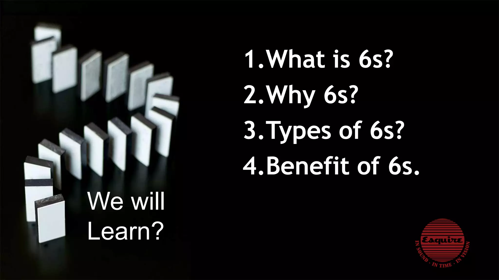 6s overview in production floor | PDF