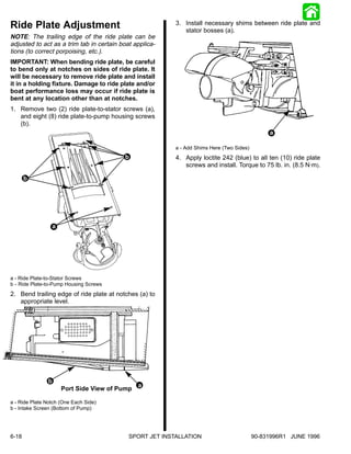 6 sport jet installation | PDF