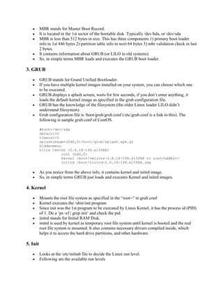 6 stages of linux boot process | DOCX