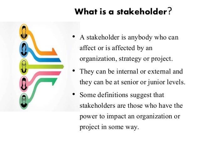 6 stakeholders