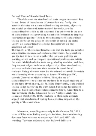 6Standardized TestingStandardized tests can be defi.docx