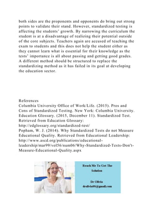 6Standardized TestingStandardized tests can be defi.docx