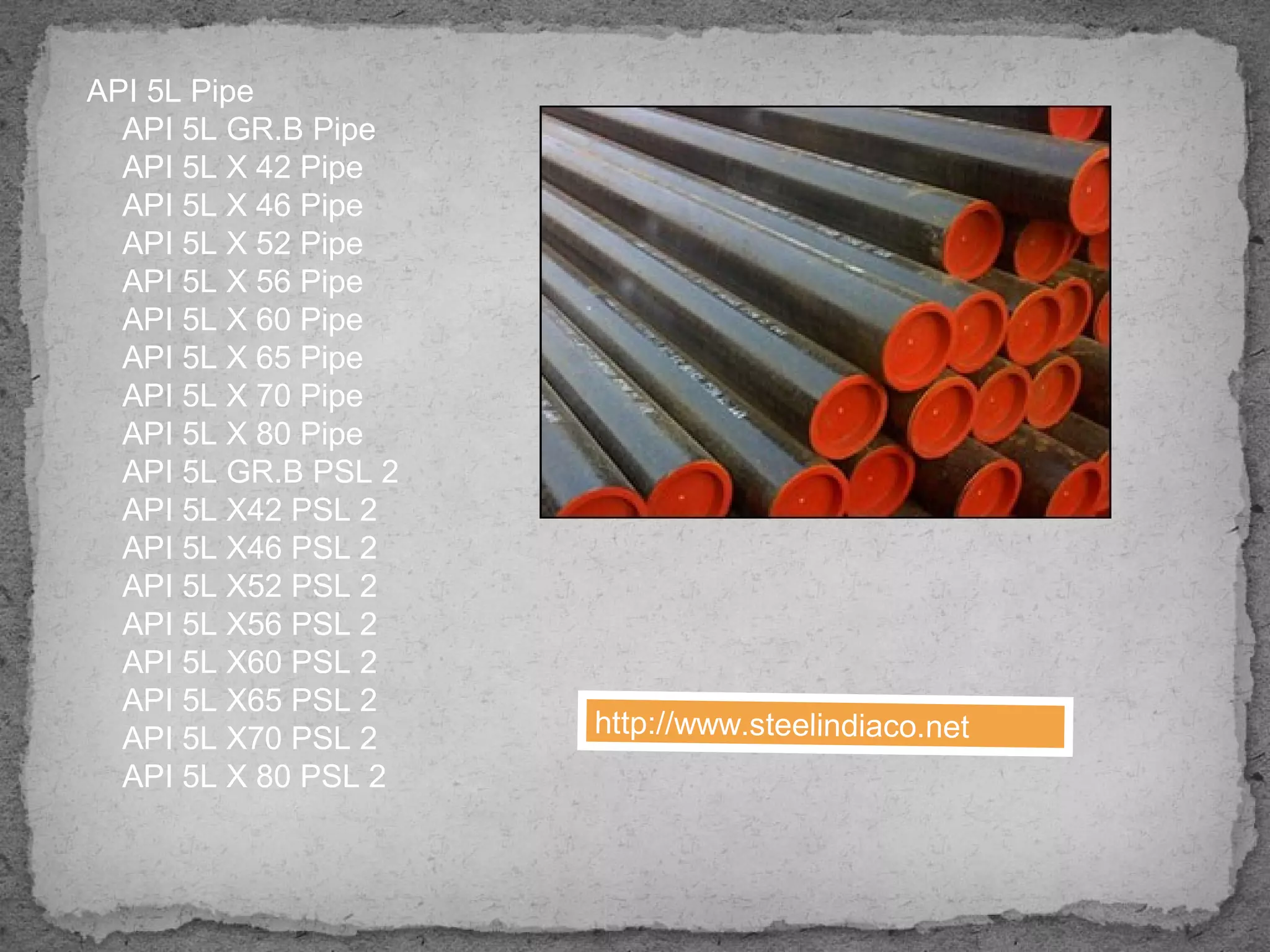 API 5L GR.B Pipe | PPT
