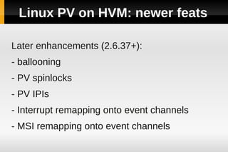 Linux PV on HVM | PPT