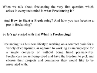 6 Step Guide to Become a Successful Freelancer Tips in 2020 ...