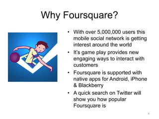 6 step guide to foursquare for cafes & restaurants | PPT