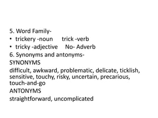 6 step new word acquisition | PPT