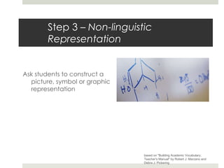 6 step process to building academic vocabulary terri's presi | PPT