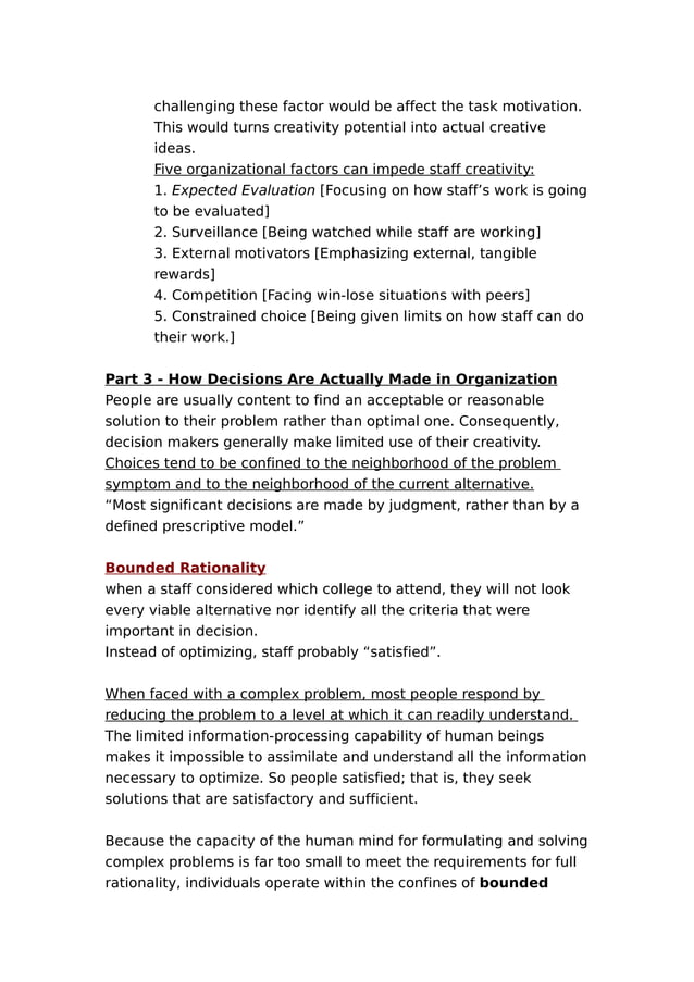 6 steps decision making model | PDF