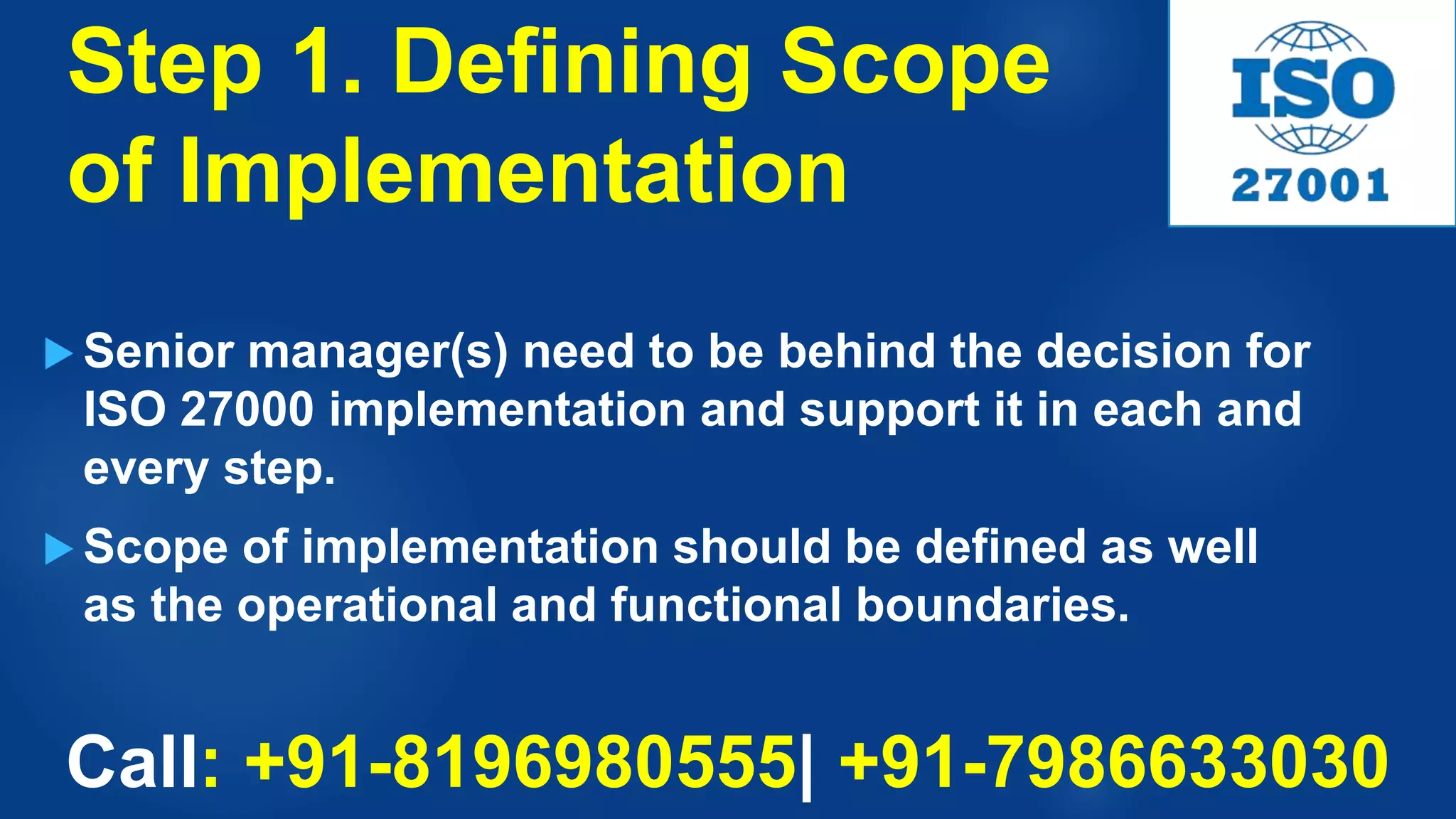 6 steps how to get iso 27000 certification? | PPT