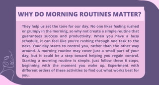 6 Steps to a Healthy Morning Routine.ppt