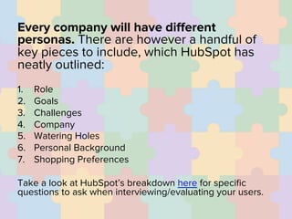 6 Steps to Building User Personas and Why You Should Care | PDF