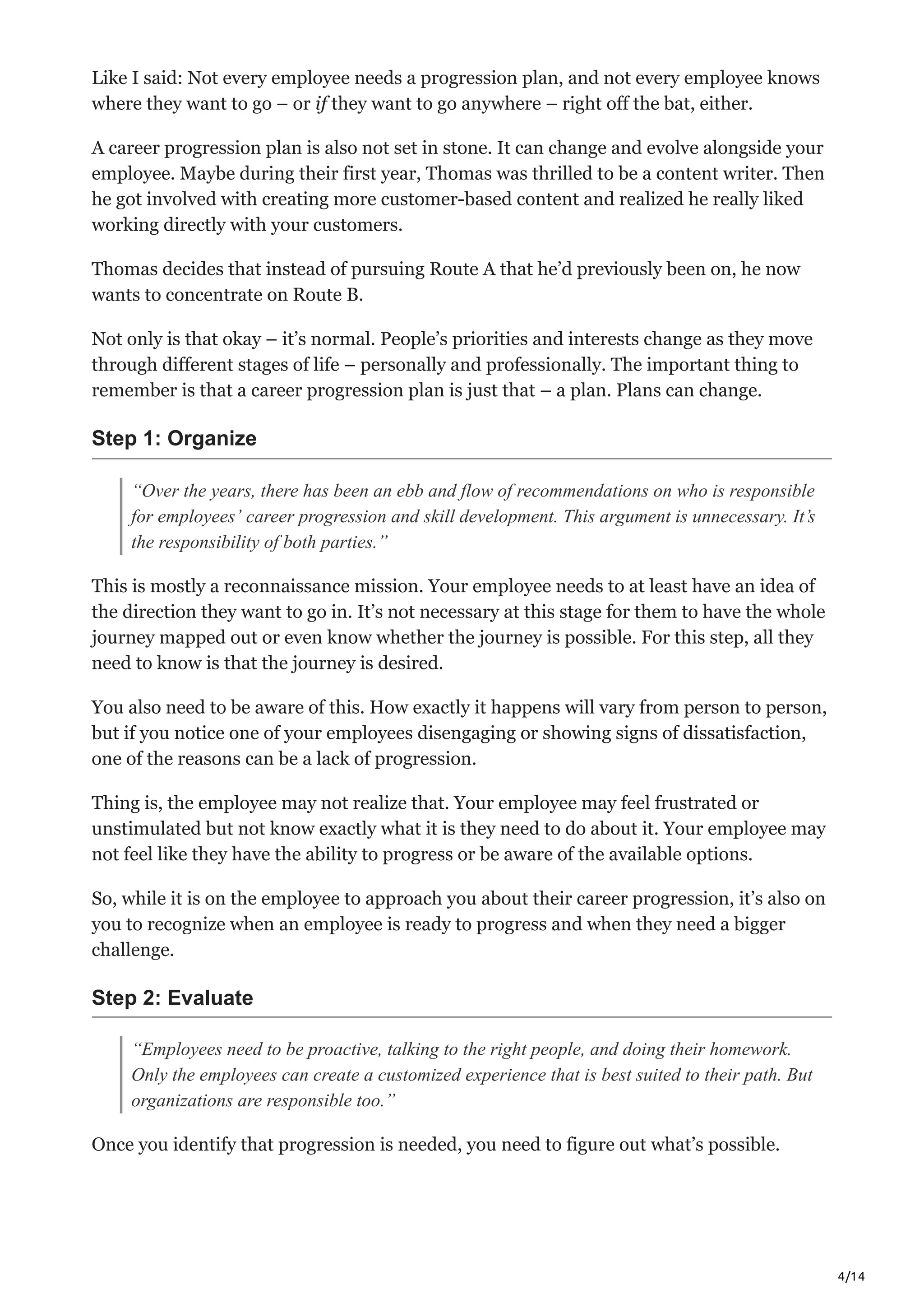 6 Steps to Build the Perfect Career Progression Plan (+ Free Template ...