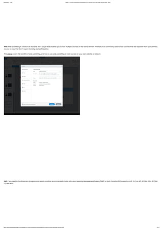 6) Steps to Convert PowerPoint Presentation to E-learning using ...