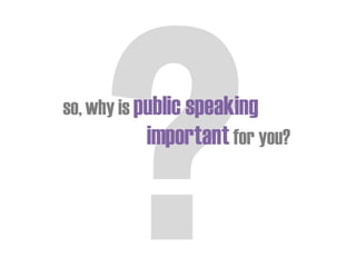 6 Steps to Dynamic Public Speaking | PDF