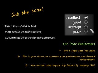 6 Steps to Effective Performance Conversations | PPTX