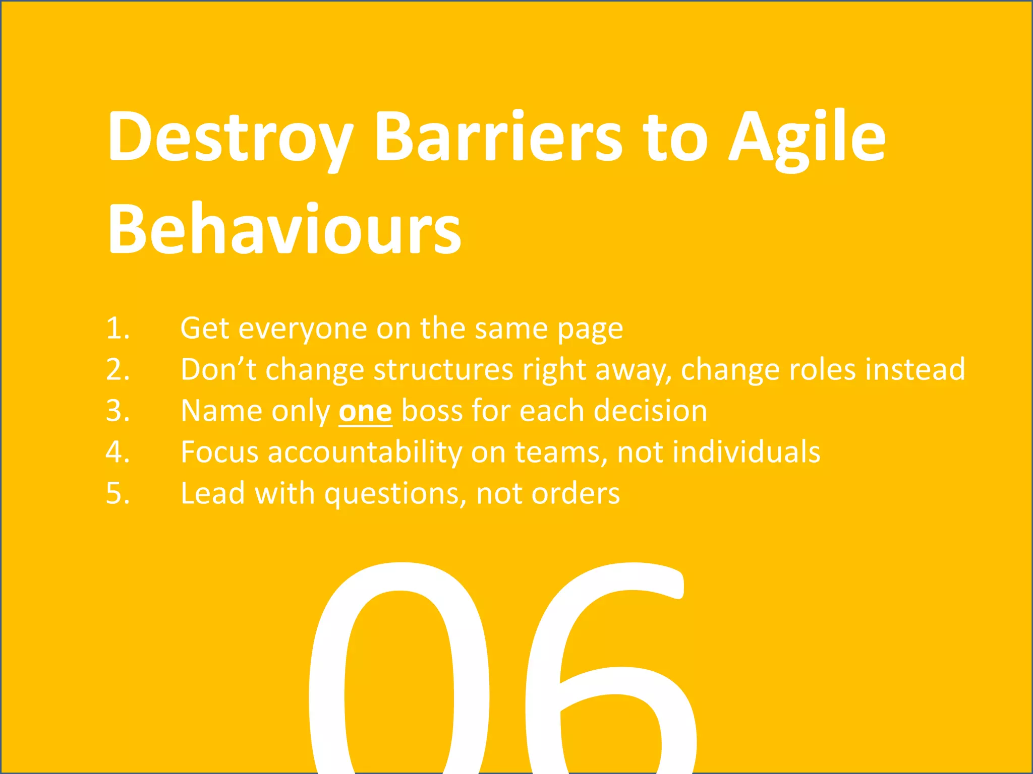 6 Steps to Embracing Agile | PPT | Free Download