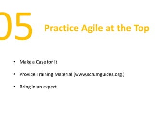 6 Steps to Embracing Agile | PPT | Free Download