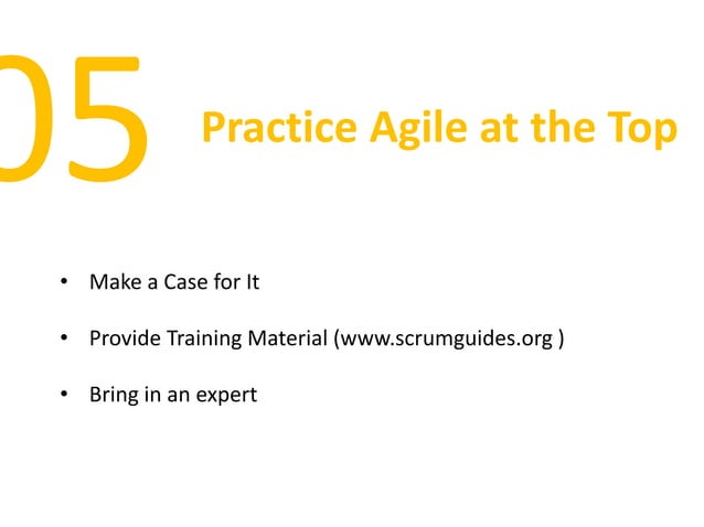 6 Steps to Embracing Agile | PPT | Free Download