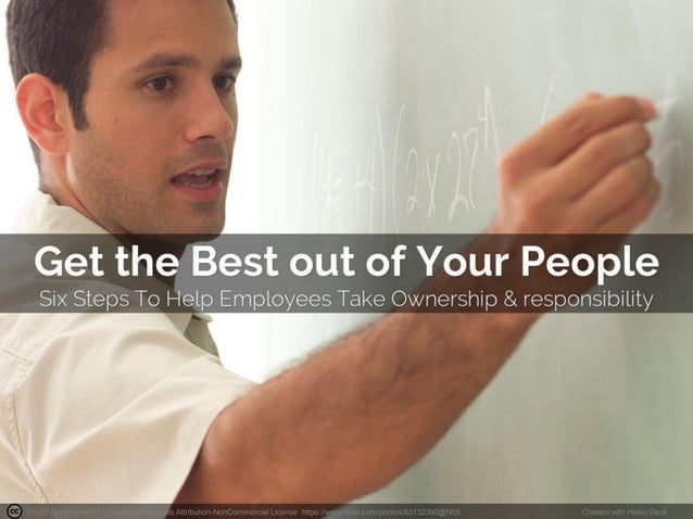6 Steps to Help Your Employees Take Ownership and Responsibility | PDF
